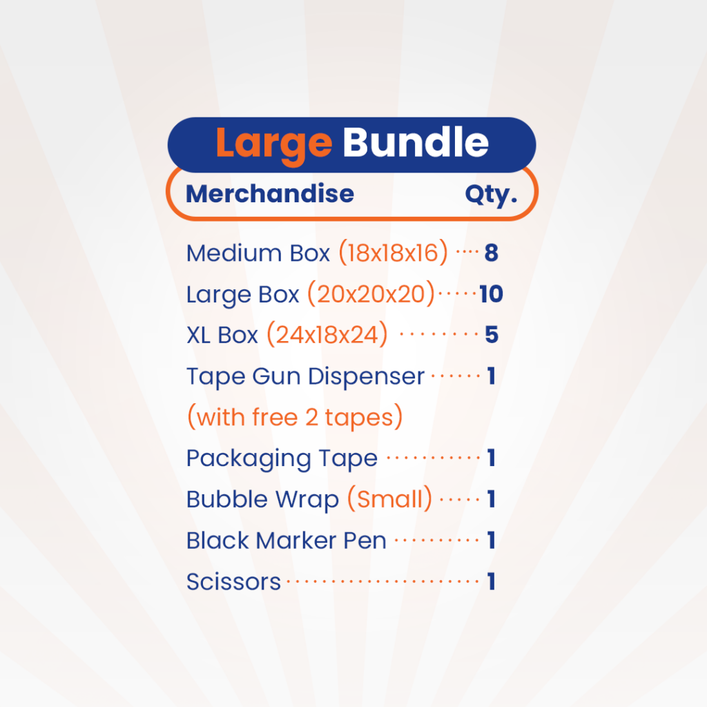 Large Merchandise Bundle - StorageMart Storage Products Philippines